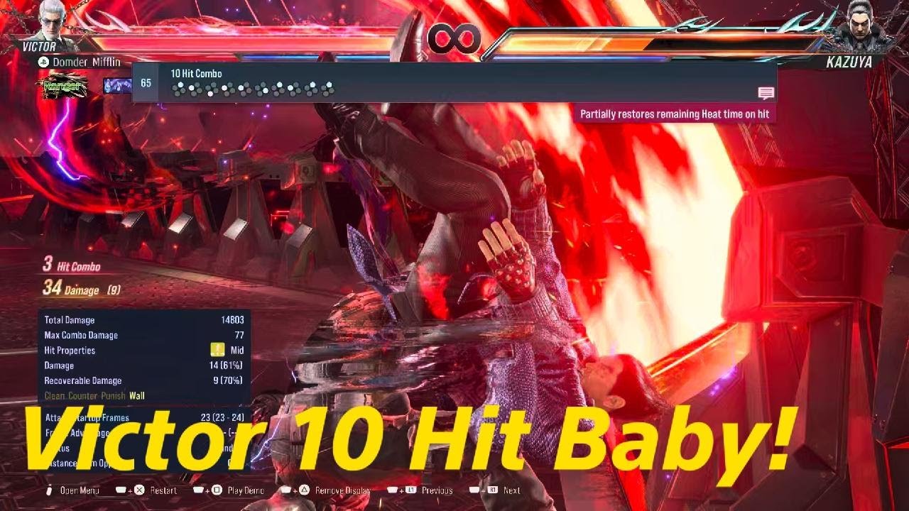 TEKKEN 8 Victor 10 Hit Combo - YouTube