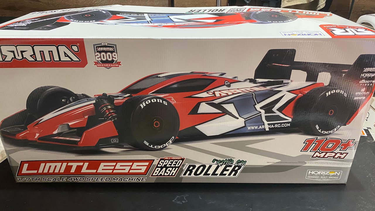 Arrma Limitless V2 Unboxing Deutsch Vergleich alt und neu - YouTube