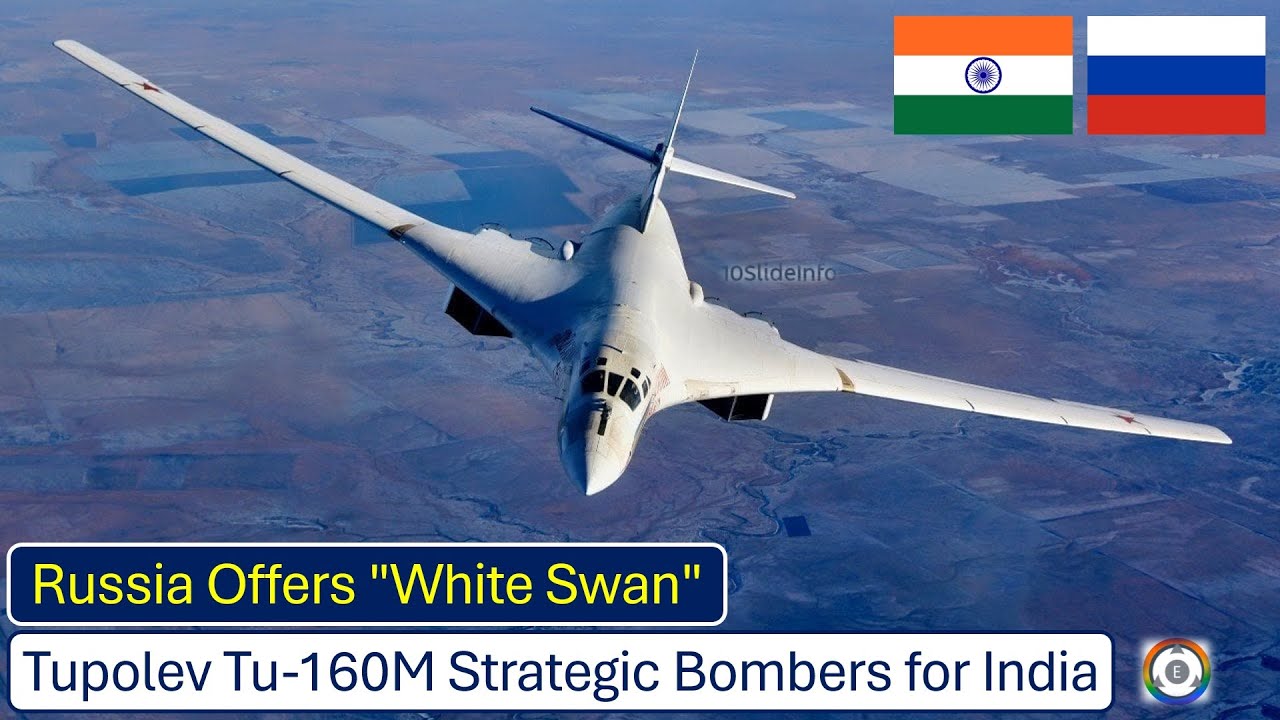 Russian Tu-160M "White Swan” Bombers for India - YouTube