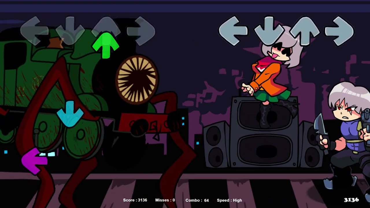 Friday Night Funkin' - Leon and Ashley Vs. Thomas Railway Showdown (FNF ...