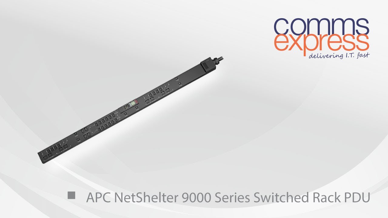 Introducing APC NetShelter 9000 Series Switched Rack PDU by Schneider ...