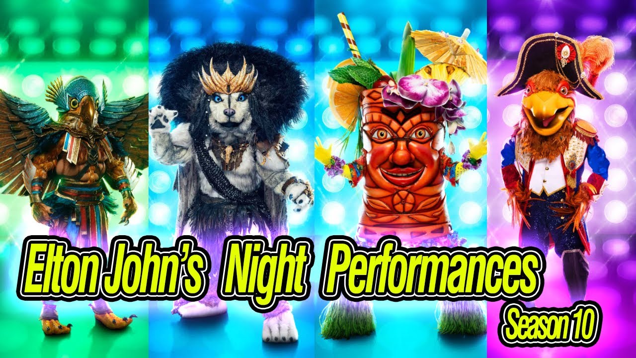 Royal Hen, Hawk, Tiki and Husky Full Performs on Elton John's Night ...