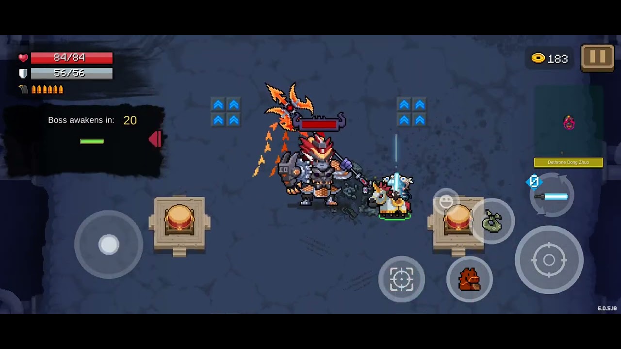 Ice breathing 69th form: FROZEN PHONE#soulknight - YouTube