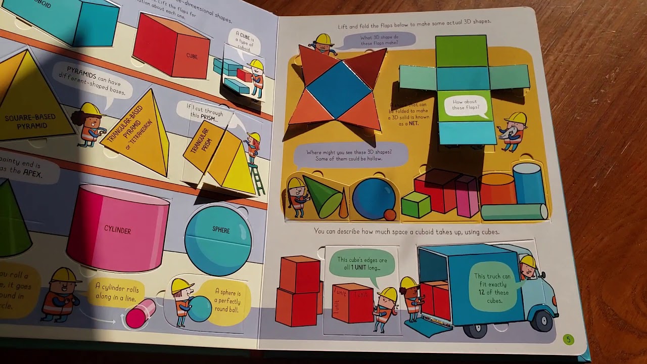 Usborne Books & More - Math Shapes - YouTube