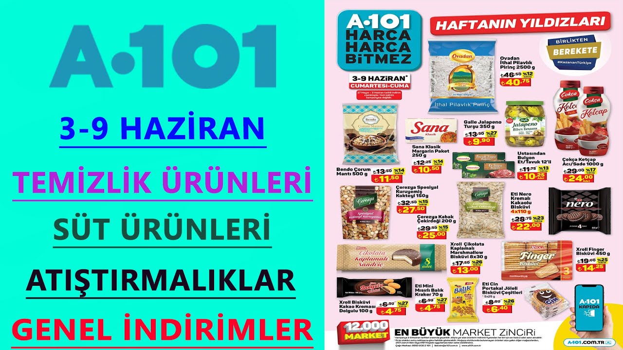 A101 3-9 HAZİRAN 2023 İNDİRİMLERİ/ A101 TEMİZLİK ÜRÜNLERİ / A101 ...
