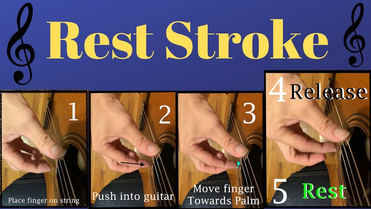 Rest Stroke And Exercises (Free PDF) - YouTube