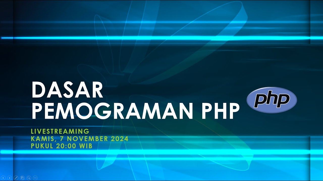 Dasar Pemograman PHP #01 - YouTube