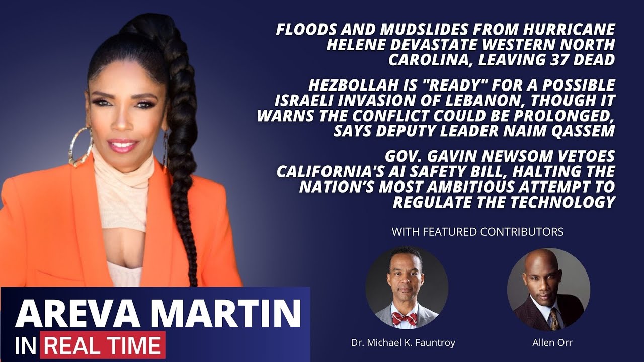 Areva Martin in Real Time September 30, 2024 4 PM - YouTube