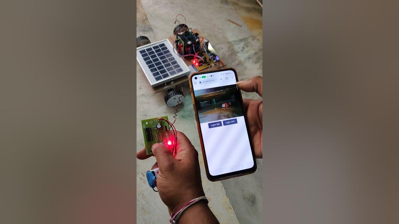 RF based Night Vision Spy Robot Using PIC Microcontroller with ESP32CAM - YouTube