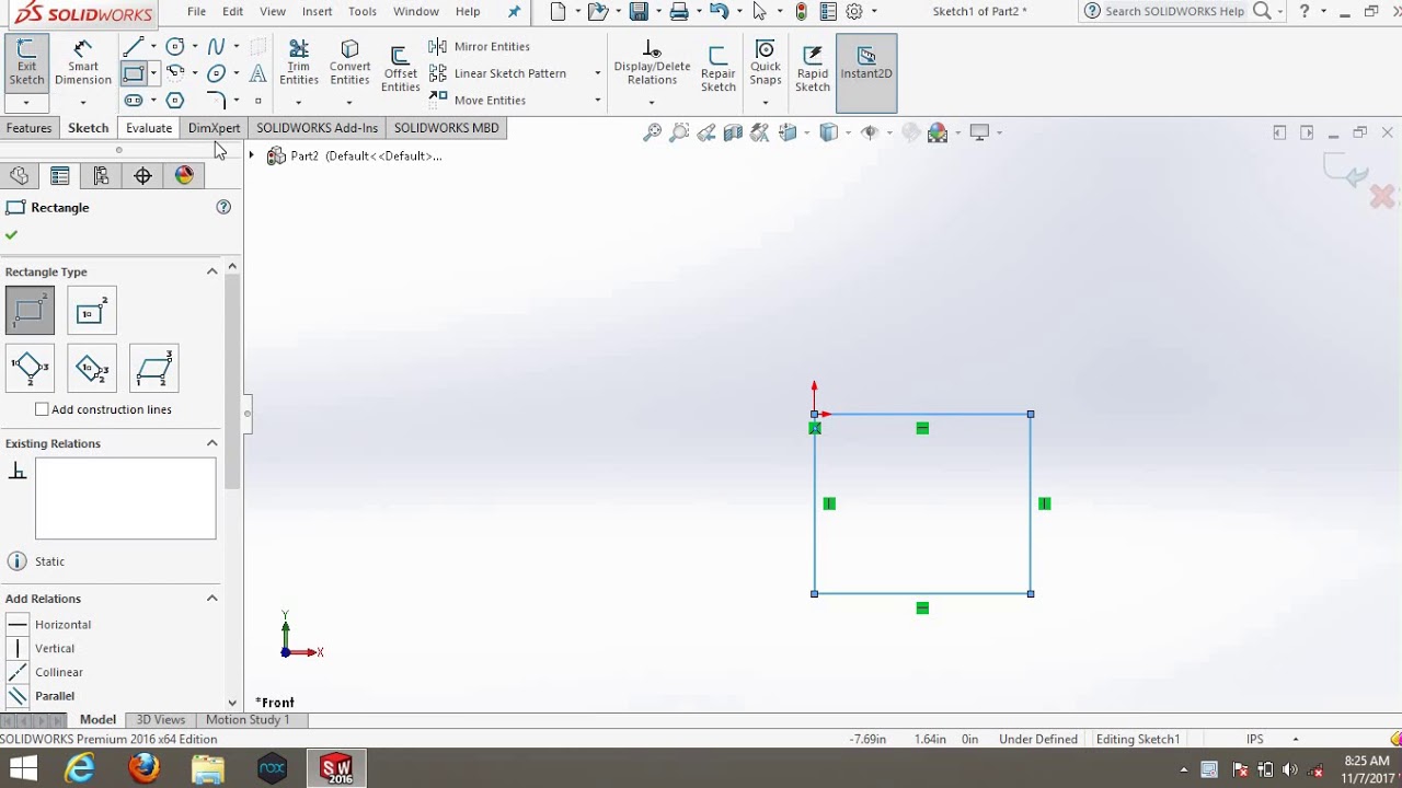 Use of fillet command - YouTube