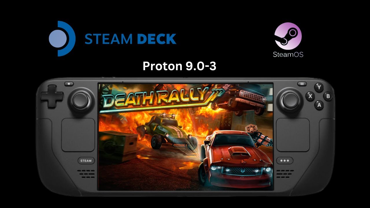 Death Rally (2012) - Steam Deck Gameplay - YouTube