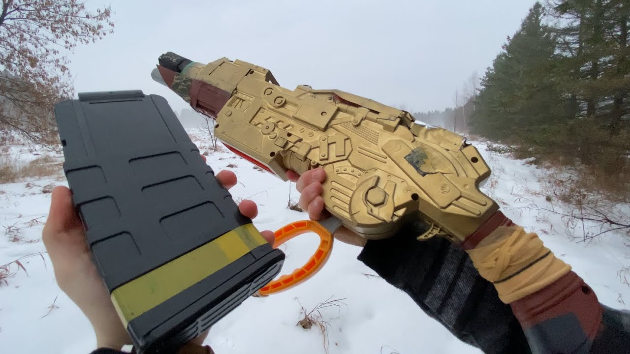 Nerf gold shotgun #nerf #nerfgun #asmr #reload #gun - YouTube