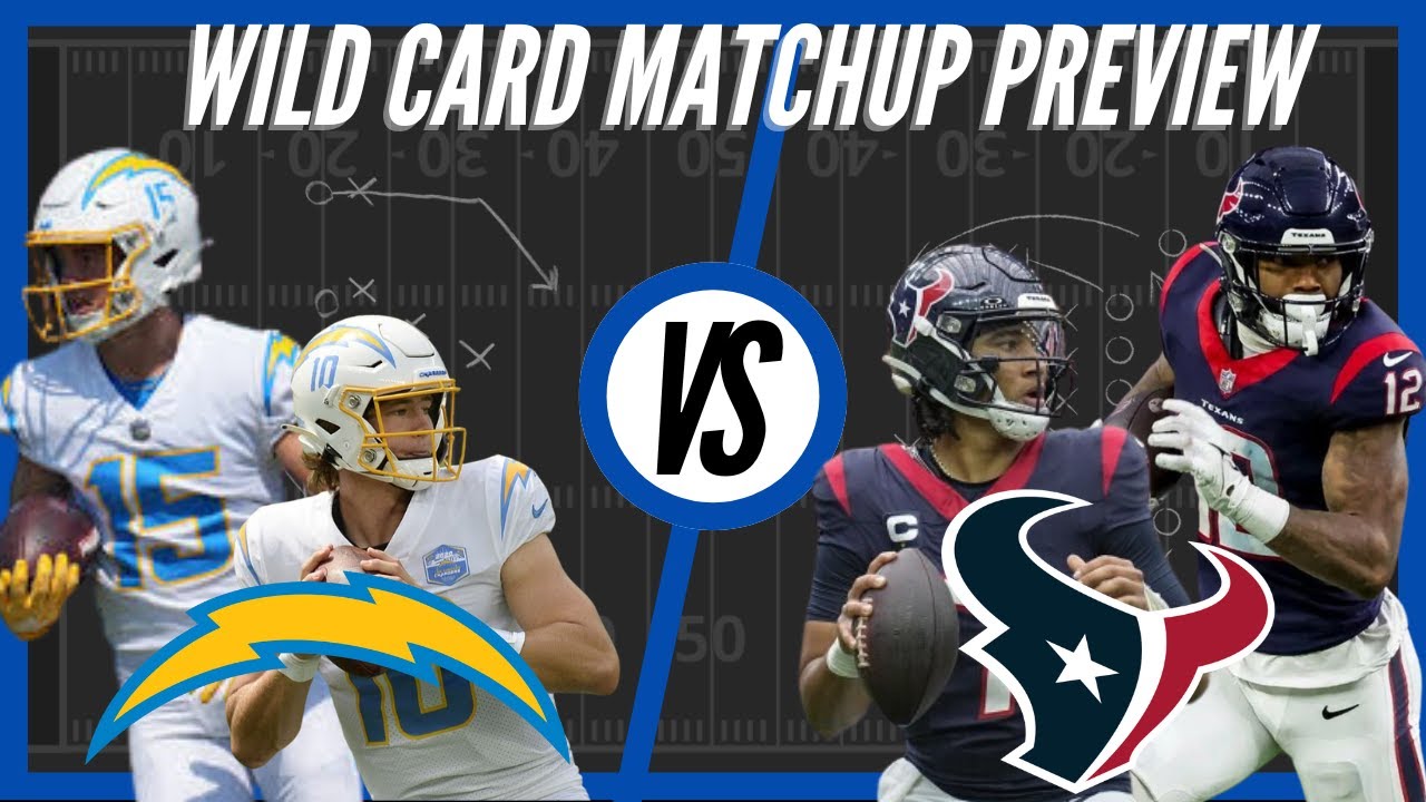 Los Angeles Chargers vs Houston Texans | AFC Wild Card Weekend Matchup ...