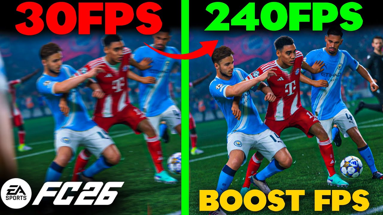EA FC 26 how to get unlimited fps boost & fix lagging - best PC settings - YouTube