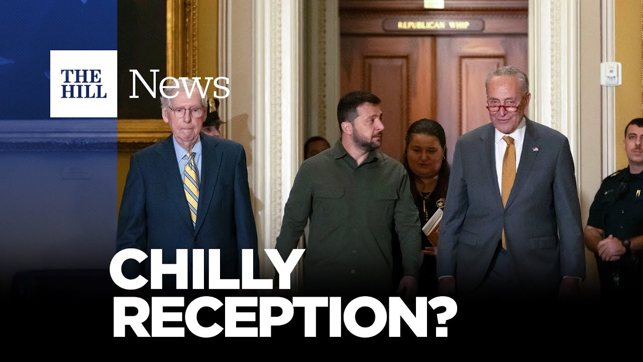 Zelensky Met With CHILLY RECEPTION In DC; Congress SPLIT On Ukraine Aid ...