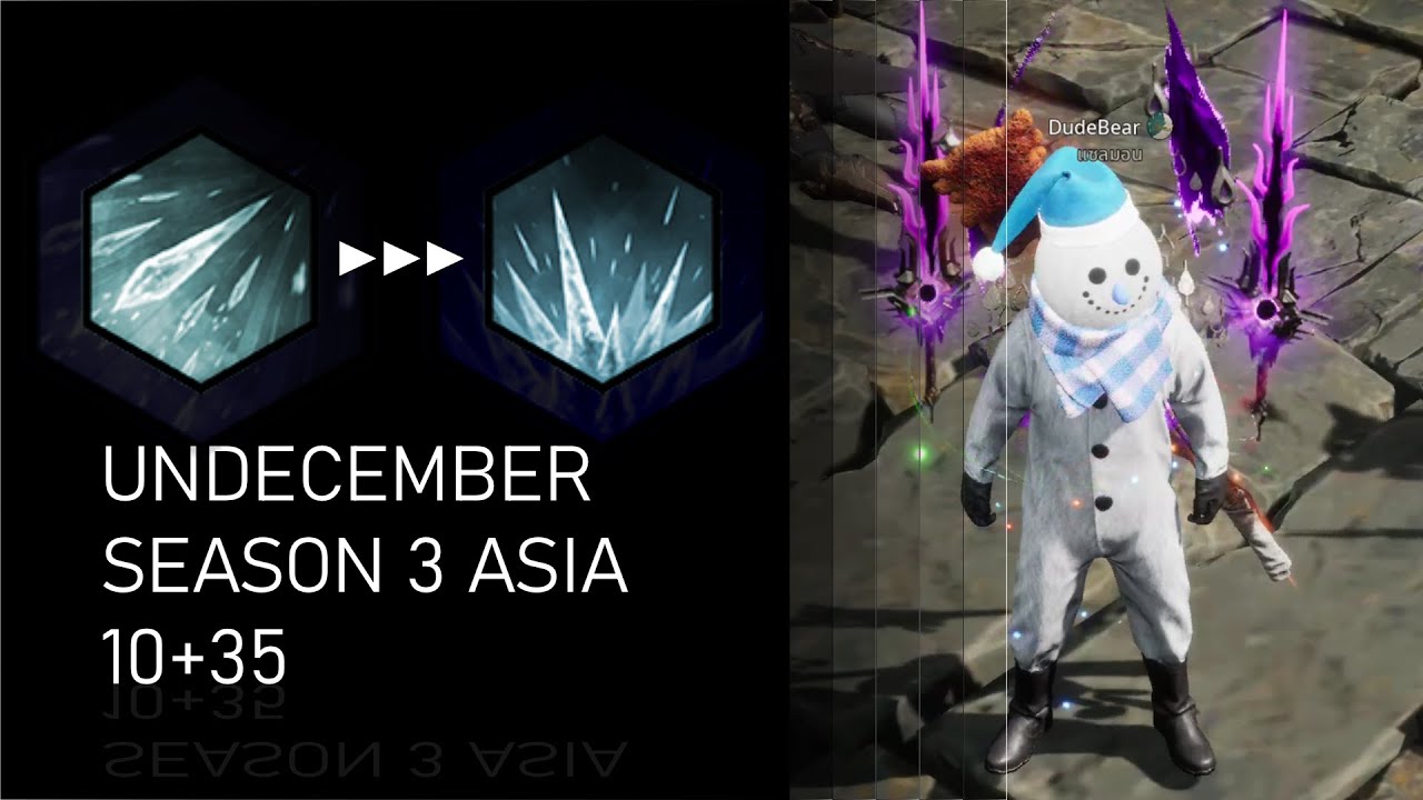 UNDECEMBER T10+35 Frost Thorn + Frost Shock / Season 3 Asia - YouTube