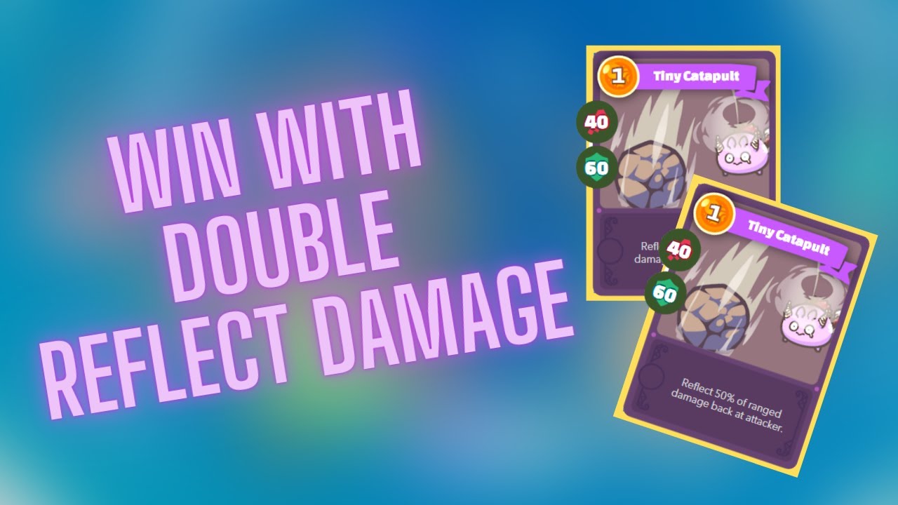 Axie Infinity Arena | Brutal double range reflect damage - YouTube