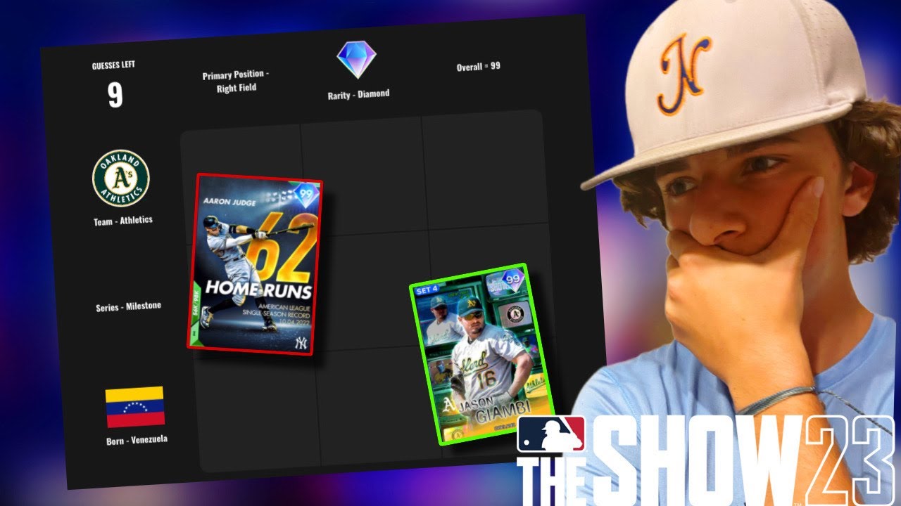 IMMACULATE GRID in MLB THE SHOW 23?!?? - YouTube