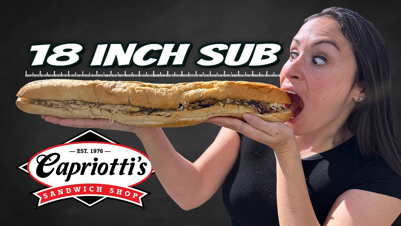 18 INCH Subs At Capriotti's Sandwich Shop // Voted America’s BEST ...