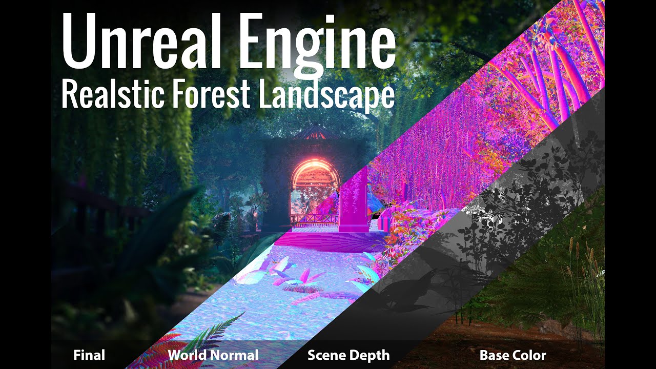 Landscape | Forest Scene In Unreal Engine | Created Jungle Landscape # ...