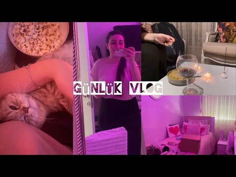 Günlük Vlog | Benimle Verimli Bir Gün Vlog 2 Düzenleme | Sıcak kafa Netfilix Filim Gecesi 🍿