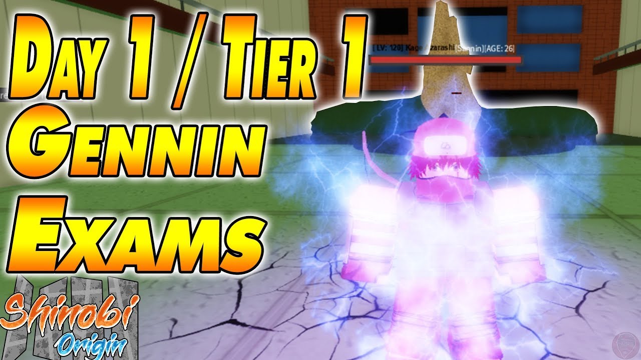 Taking the Day 1 / Tier 1 Genin Exams | Shinobi Origin - YouTube