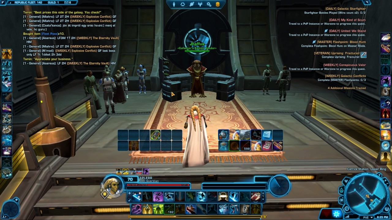 SWTOR - What's in the Collectors Edition Vendor??!! - YouTube