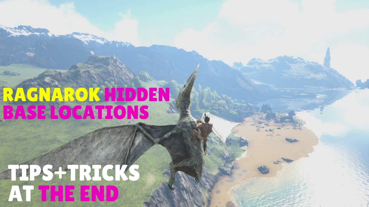 Ark HIDDEN BASE LOCATIONS Ragnarok - YouTube