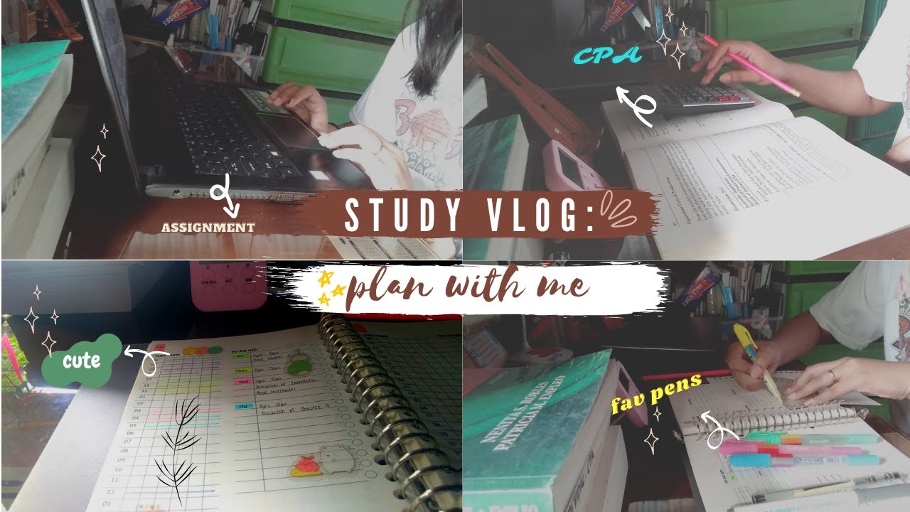 Study vlog: plan with me, assignment & readings I Queen Zyl - YouTube