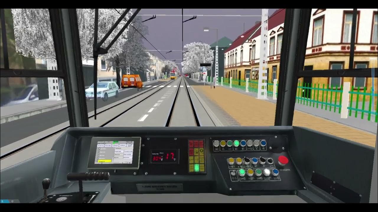 OPEN BVE BKK 14-es villamos Kápostásmegyer,Megyeri út-Lehel tér M - YouTube