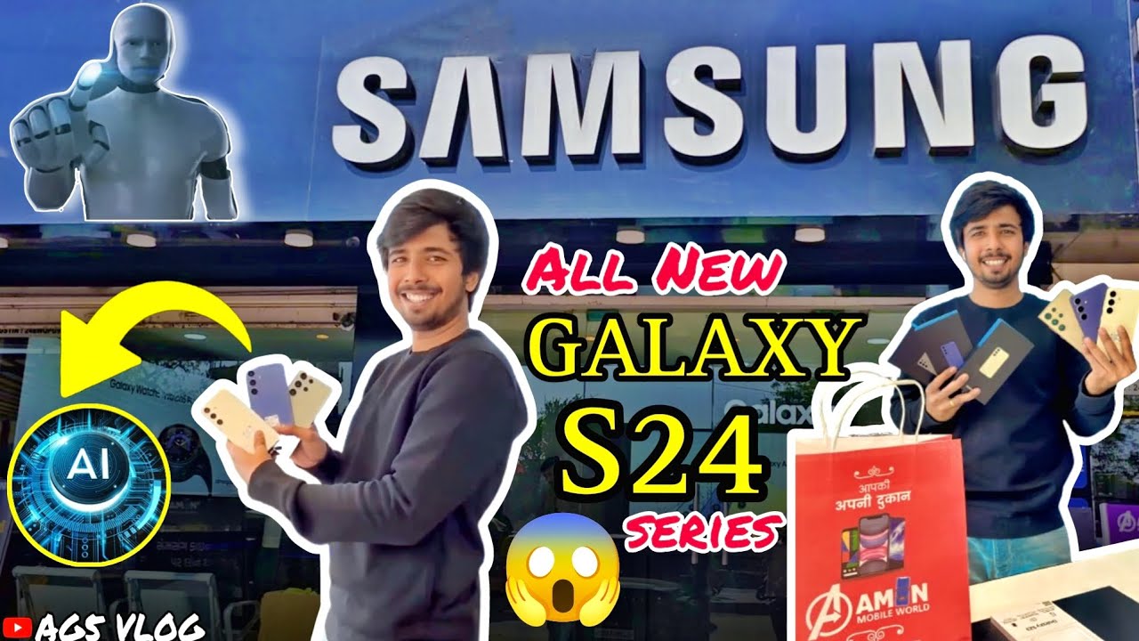 PRESENTING ALL NEW SAMSUNG GALAXY S24 SERIES UNBOXING PLUS REVIEW 😍 ...