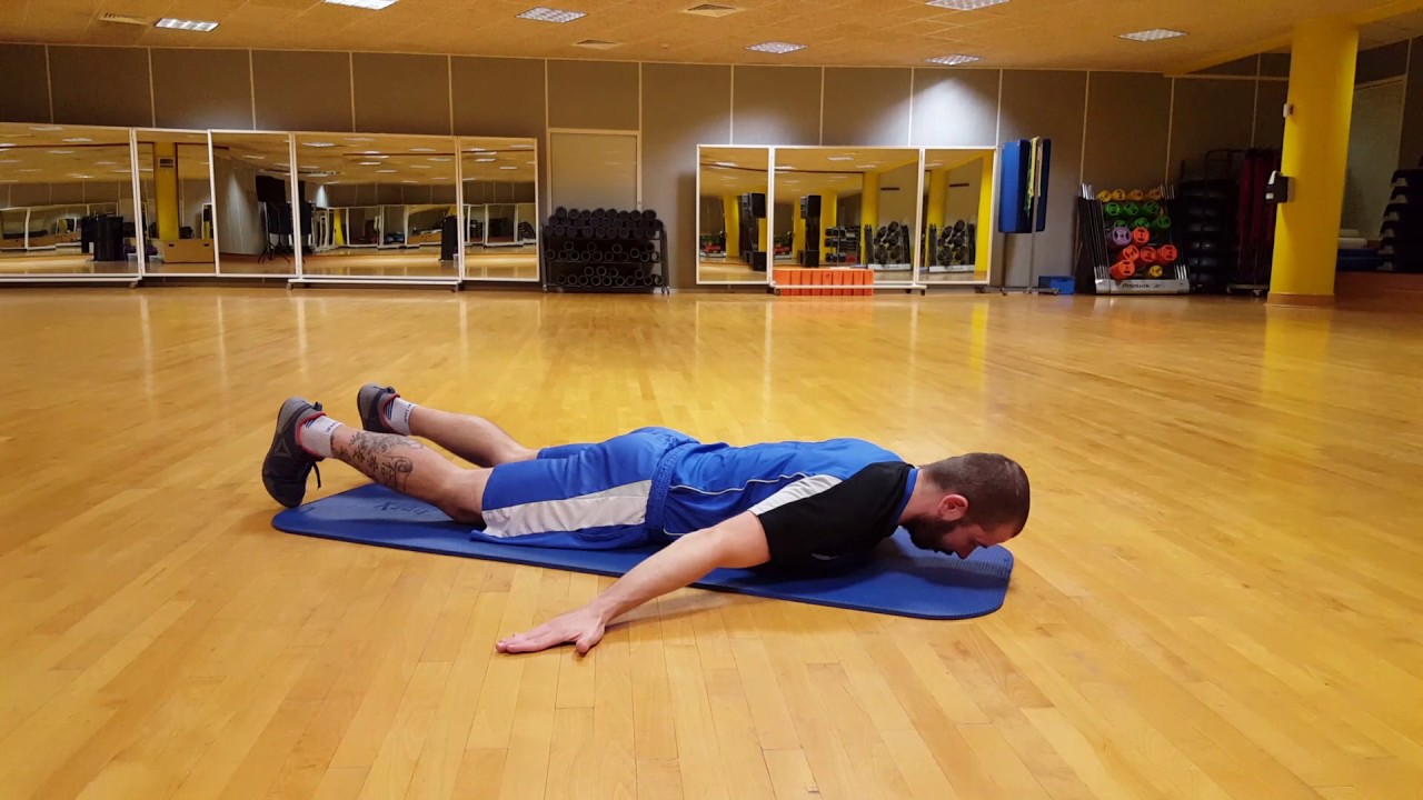 Prone Scapular Retraction and Depression A Lukasz Lojas - YouTube