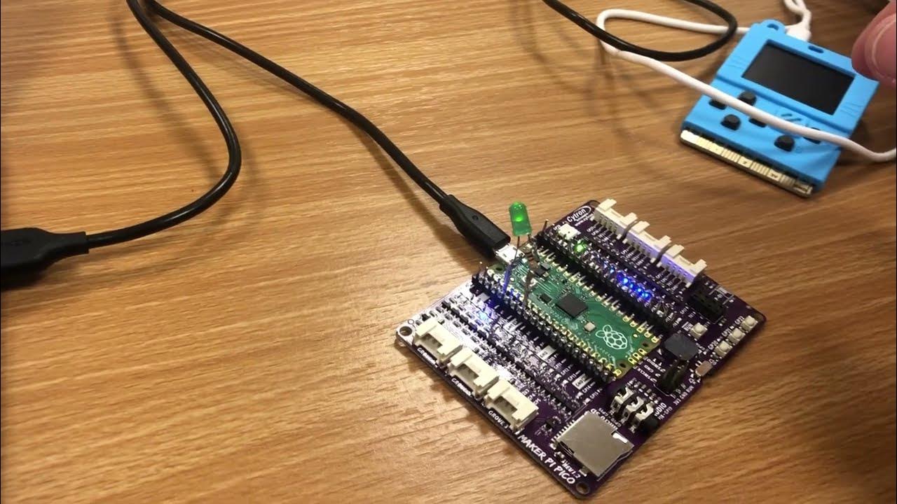Maker Pi Pico board with Adafruit Circuit Python tutorials - YouTube