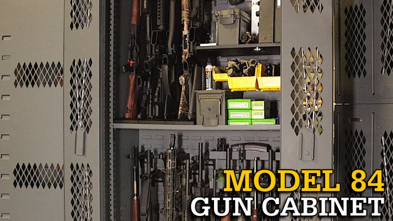 Model 84 Gun Cabinet Overview | Military Style Gun Storage - YouTube