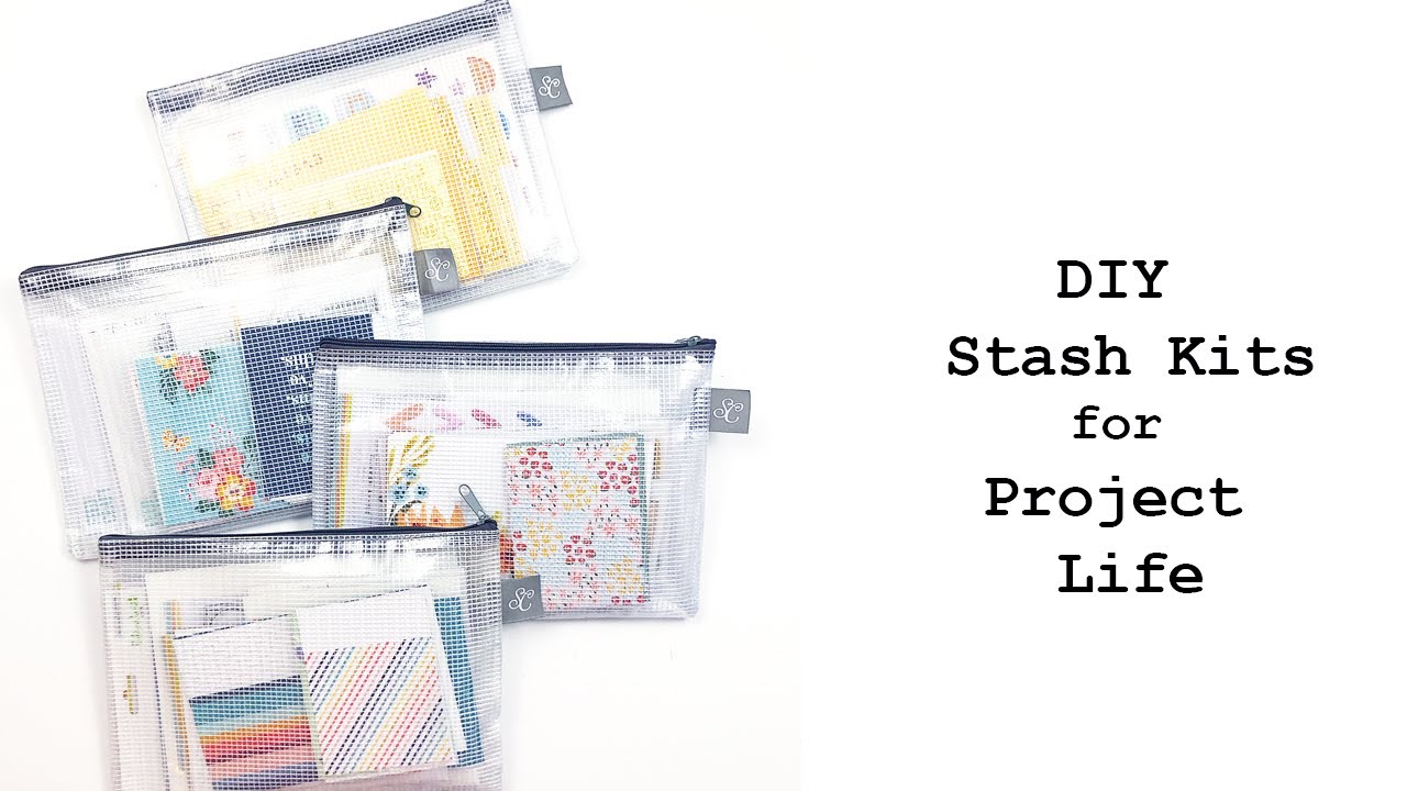 DIY Stash Kits for Project Life - YouTube