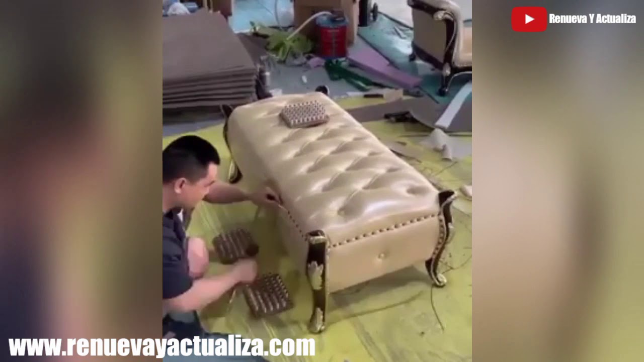 Mueble Capitoneado - YouTube
