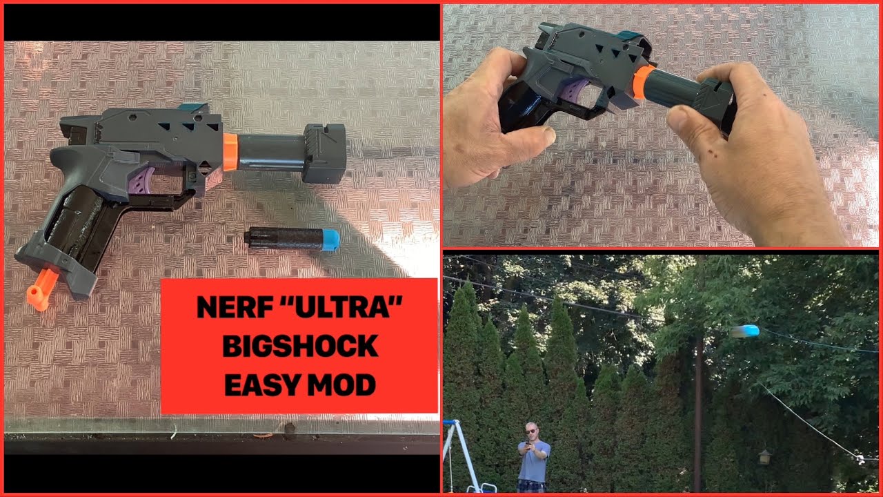 NERF Mod! Modify Your Nerf Mega Bigshock For Ultra Darts! Very Easy ...