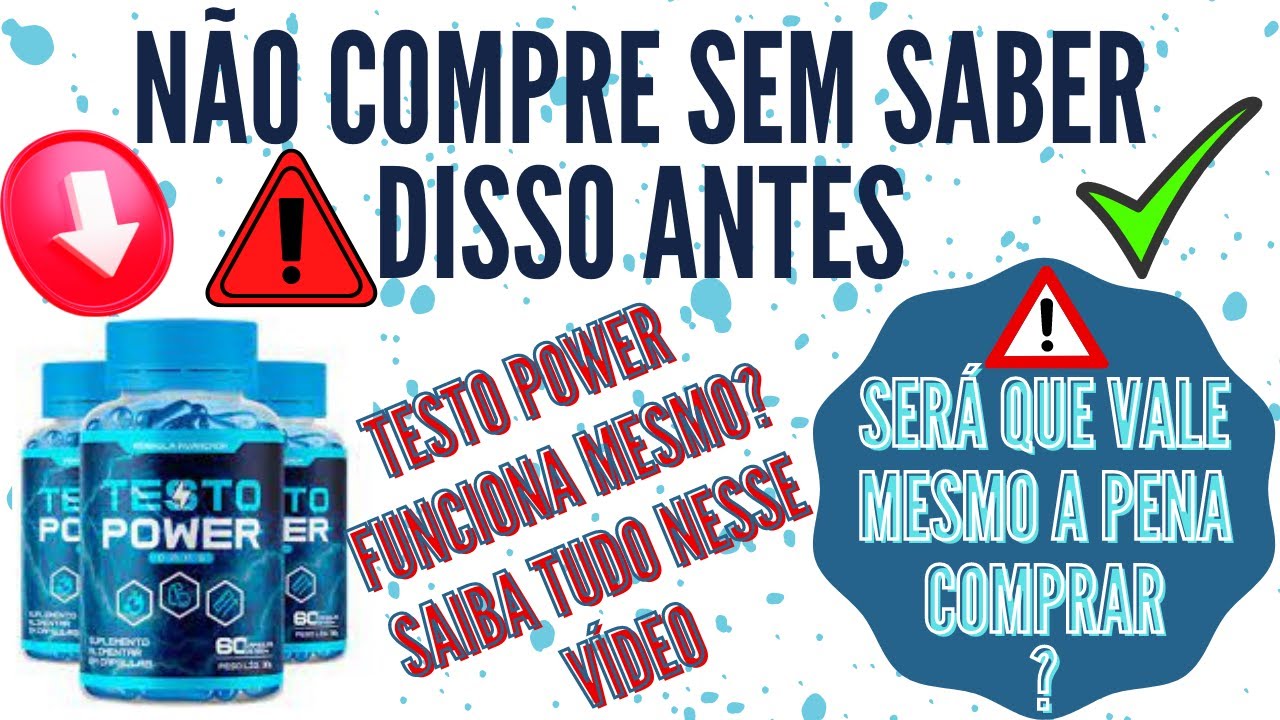 Testo Power Caps da Resultado? Testo Power Funciona? testo power Onde ...