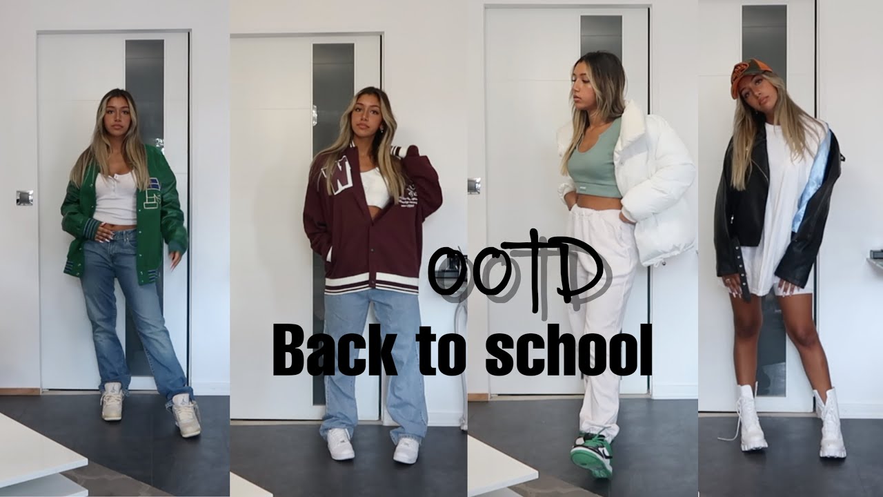 BACK TO SCHOOL OUTFITS - YouTube