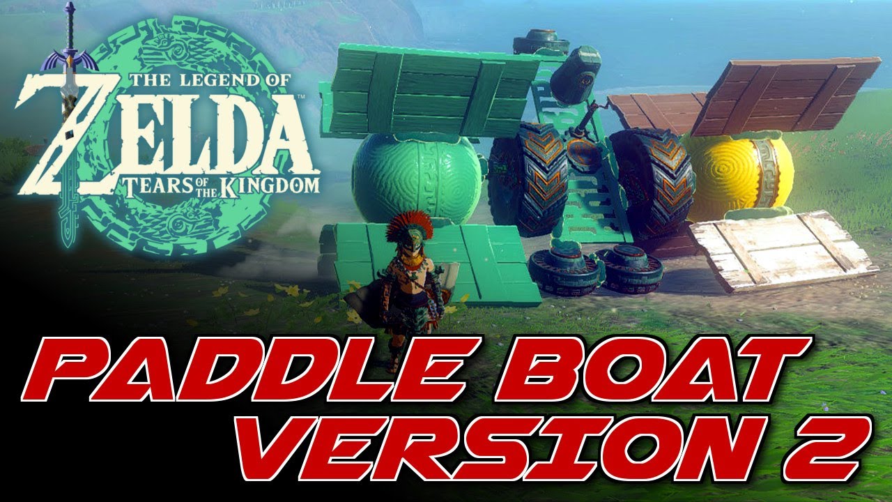 Zelda TotK Build - Paddle Boat v2 - YouTube