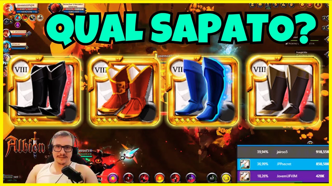 HCE Albion FUNGICIDA - Qual é a melhor sandália para o Shadow Caller ...