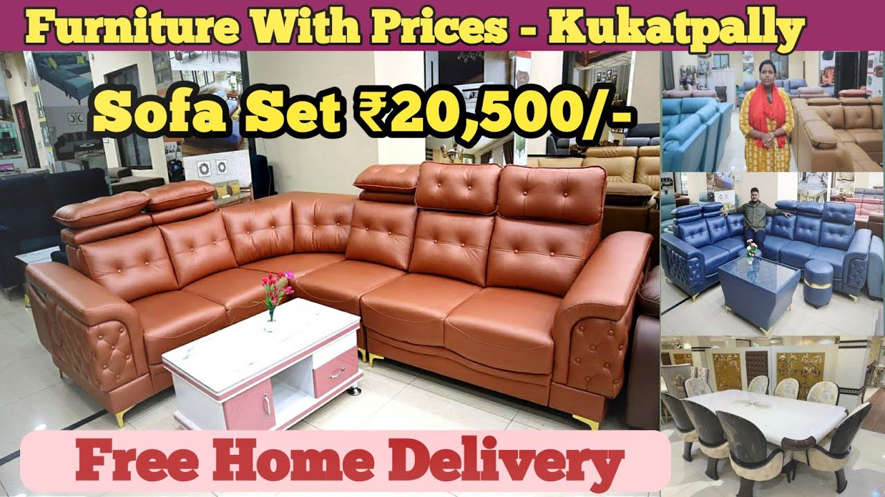 Hyderabad Trending Sofa Set Models | Teakwood Cot | Dining Table| Free Home Delivery ...