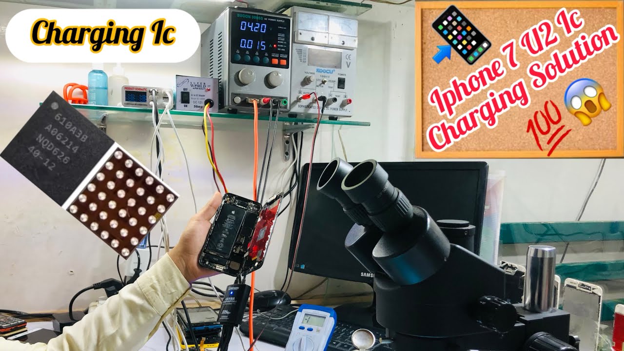 Change Iphone 7/7plus Charging Ic / #U2 Ic #Replacement/#Tristar Ic ...