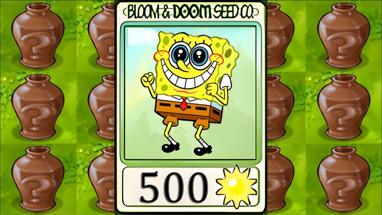 Vasebreaker Endless | 100% REPEATER Spongebob Plant - Plants vs Mod ...