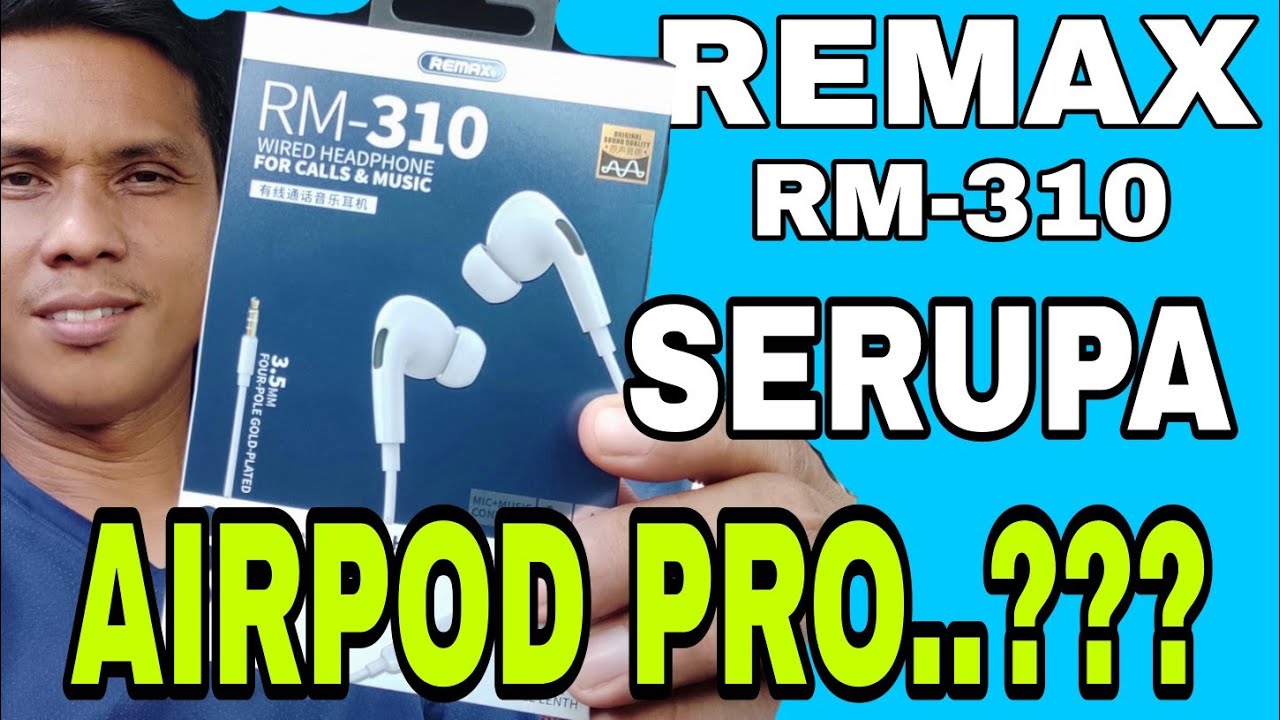 REMAX RM-310 unboxing and short review - YouTube
