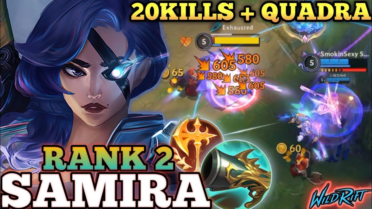 SAMIRA CRAZY 20 KILLS! FAST ULT COMBO EXECUTION - TOP 2 GLOBAL SAMIRA ...