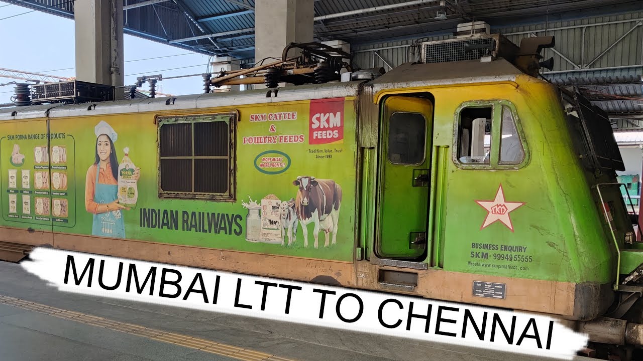 MUMBAI CHENNAI LTT EXPRESS | 3AC TRAIN TRAVEL VLOG - YouTube