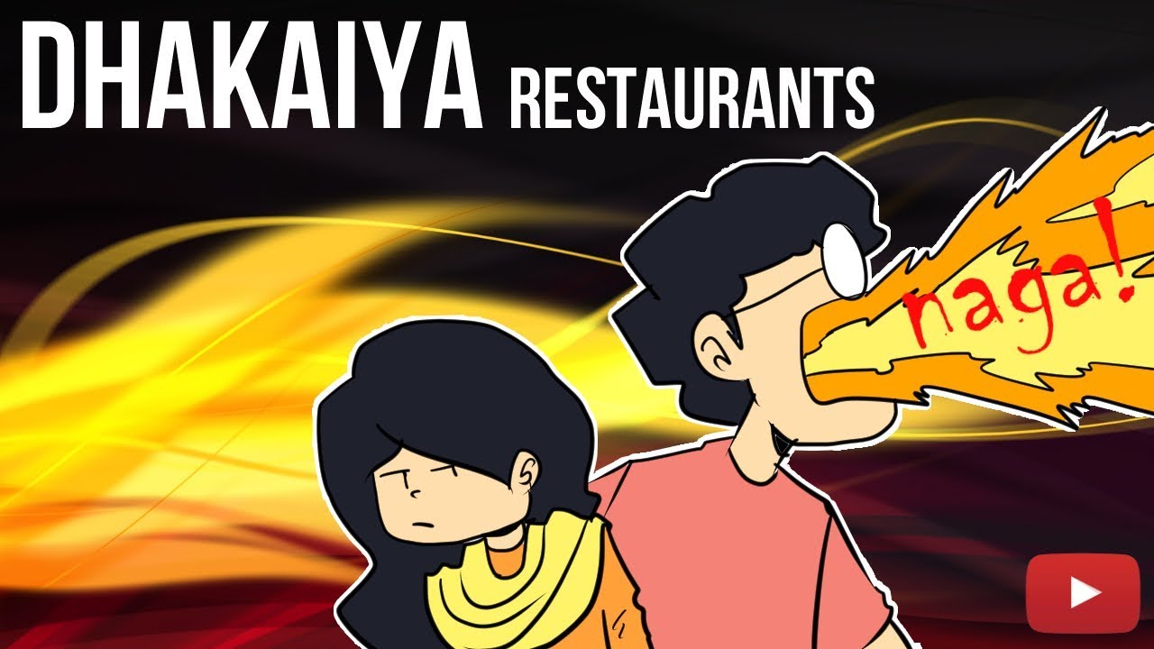Dhakaiya Restaurants | A cartoon vlog by Antik Mahmud - YouTube