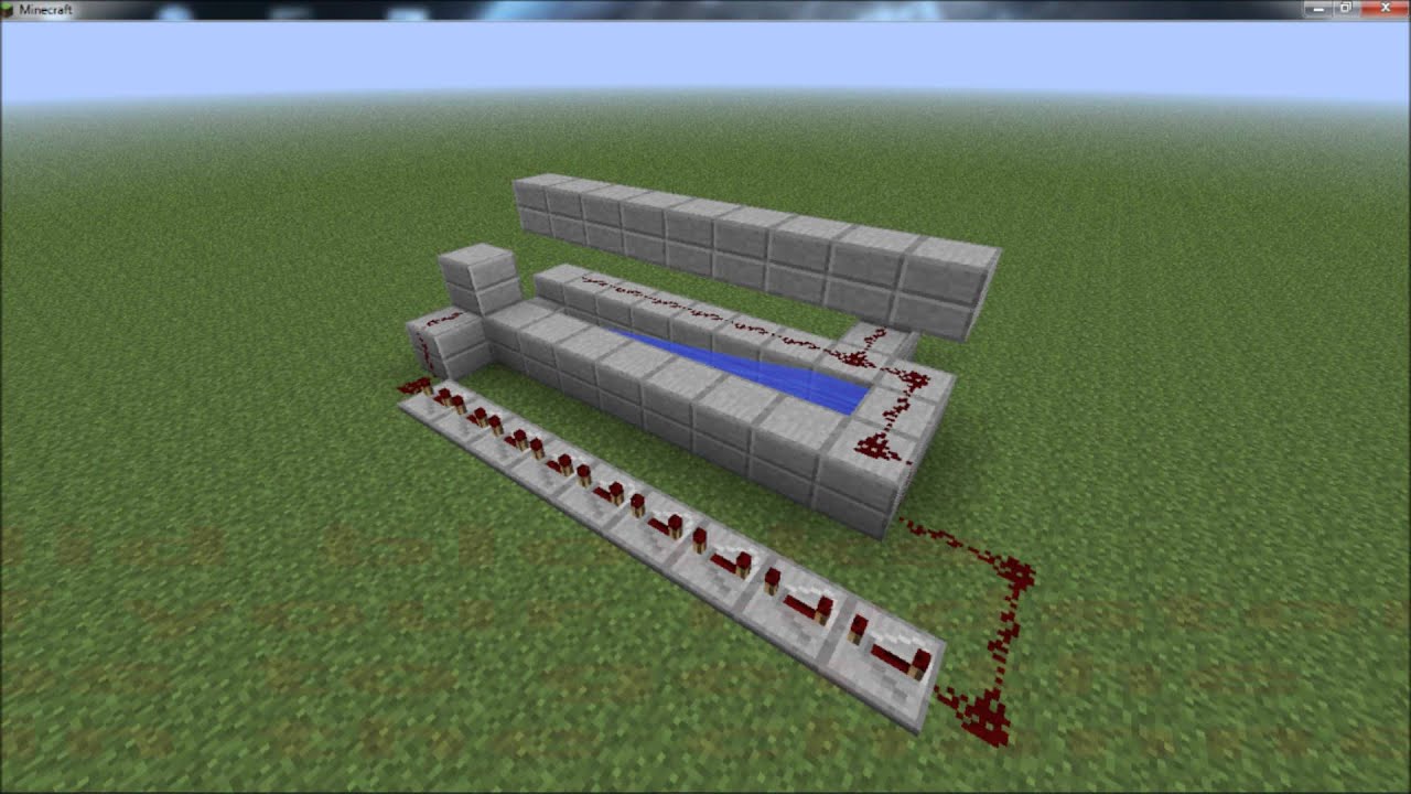 Minecraft Tutorials - #1 Redstone powered TNT cannon - YouTube