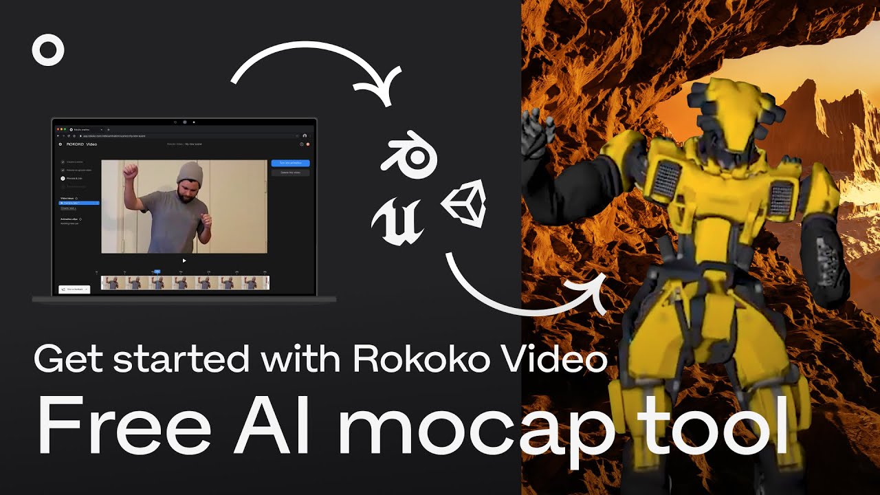 Start animating with our free AI mocap tool Rokoko Video I Tutorial ...